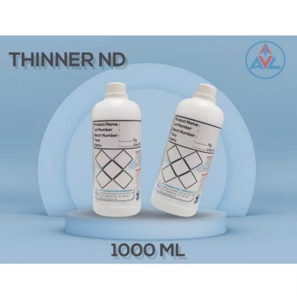 Jual THINNER ND / PELARUT / SOLVENT - 1000ML | Shopee Indonesia