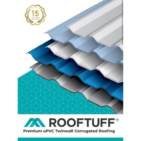 Jual atap Upvc double layer 12mm x84cmx eff 78cm harga permeter ...