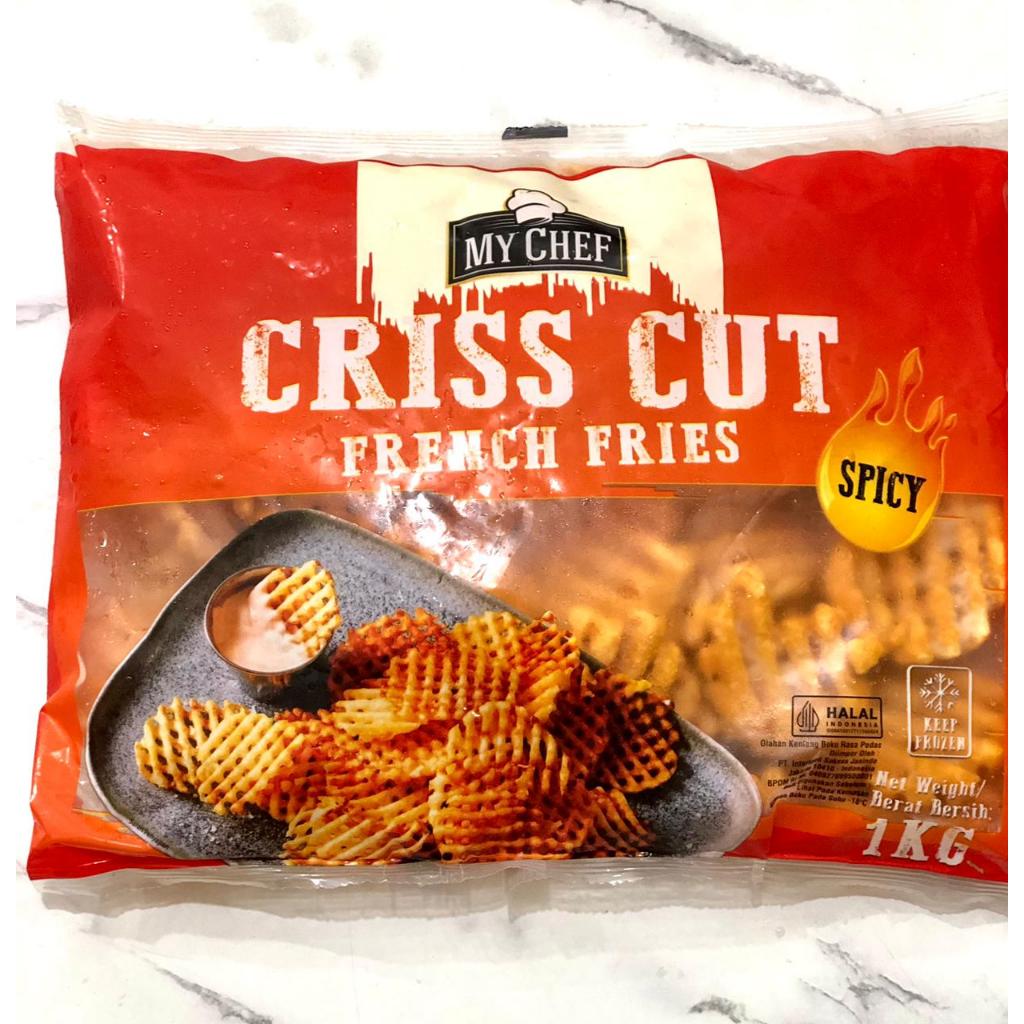 Jual My Chef French Fries Spicy Criss Cut 1Kg (Kentang Goreng) | Shopee ...