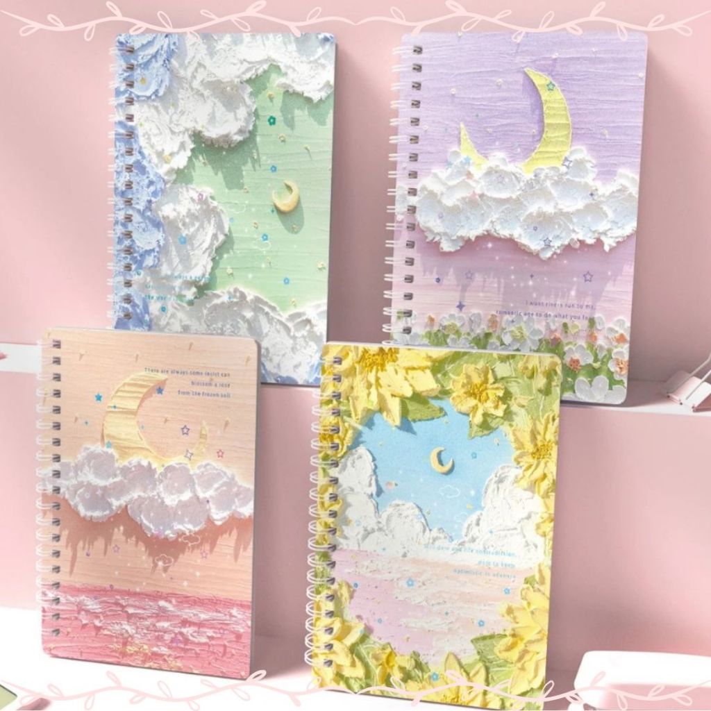 Jual Notebook Aesthetic Buku Diary 40 Lembar Buku Jurnal Buku Catatan ...