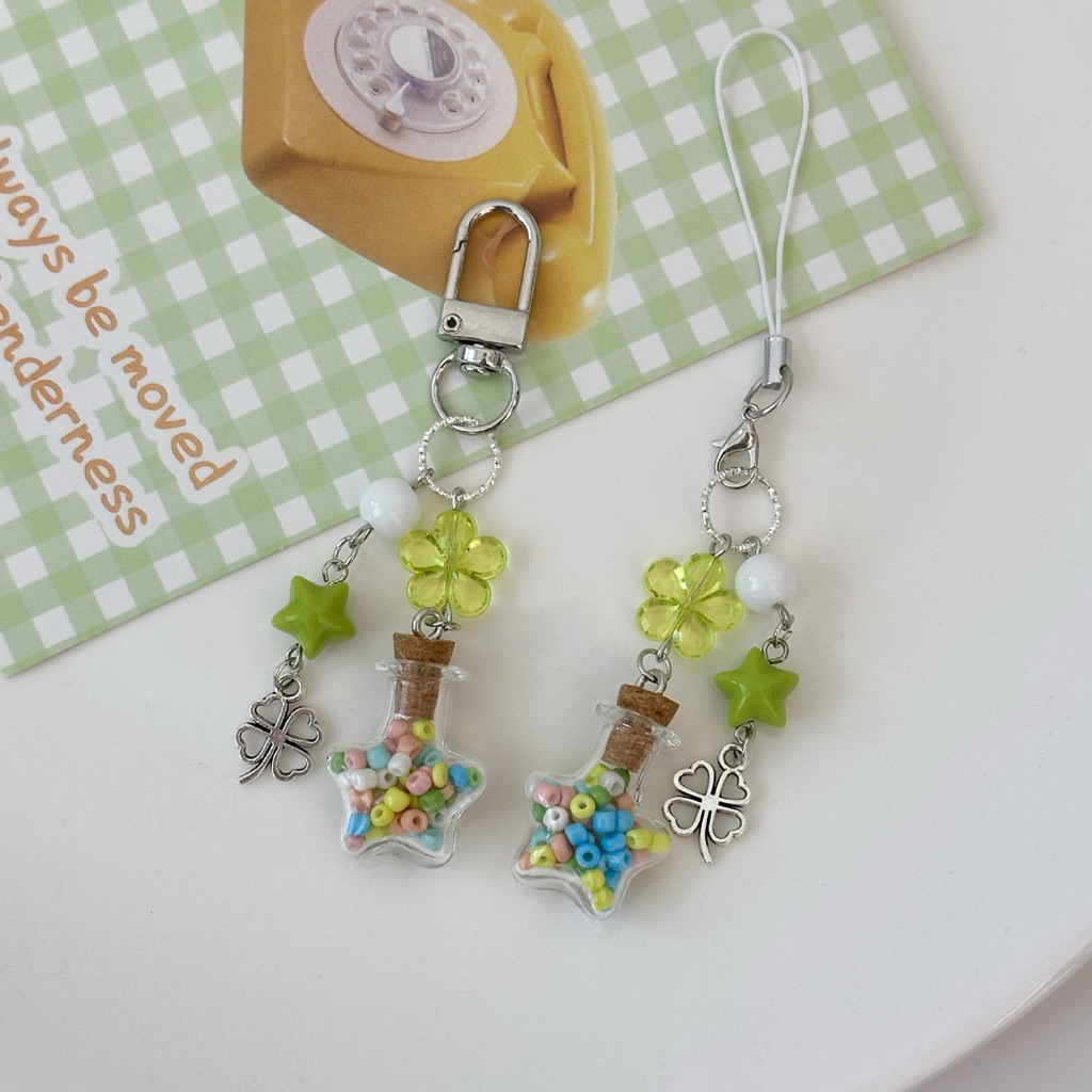 Jual Magic Potion Phone Strap | Ribbon Beads Phone Charm | Gantungan HP ...