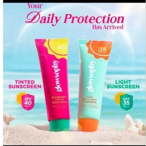 Jual Glowsophy Bearberry Tinted Sunscreen SPF 40 PA+++ |CiCA daily ...