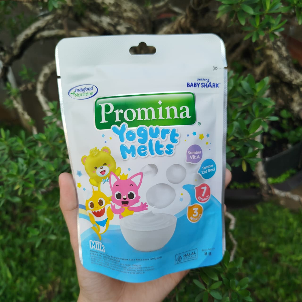 Jual 12+ PROMINA YOGURT MELTS 8G CEMILAN SNACK ANAK | Shopee Indonesia