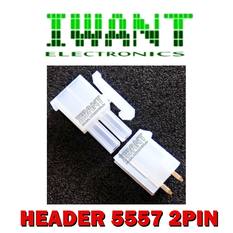 Jual CONNECTOR 5557 2X1 2PIN HEADER MOLEX 2PIN 4.2MM KABEL TO PCB ...