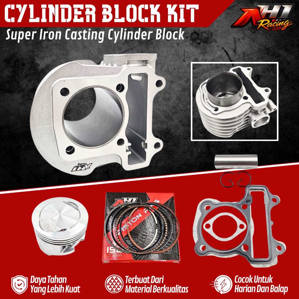Jual Block blok seher bore up beat scoopy spacy karbu 53 mm 54.5 mm ...