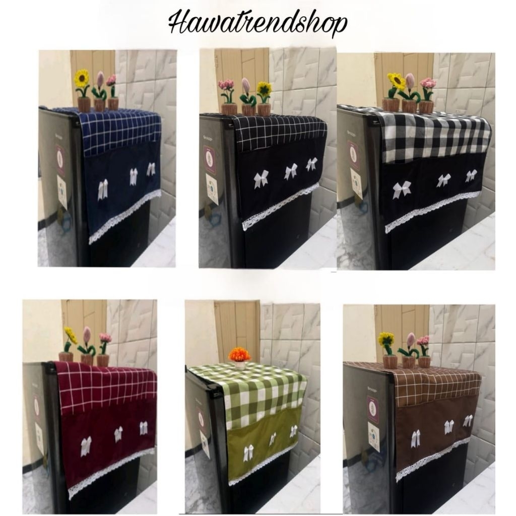 Jual Cover kulkas/Taplak kulkas/Taplak kulkas pita Renda Terbaru ...