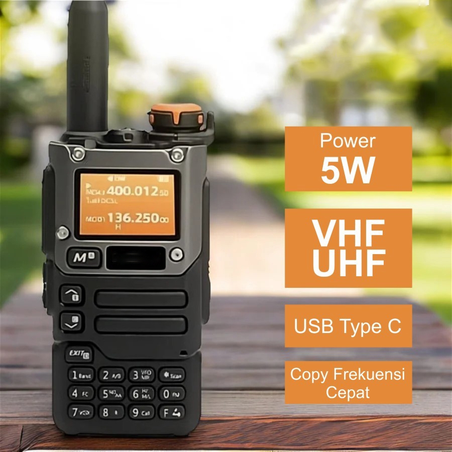 Jual HT Walkie Talkie kisaran panjang 10KM VHF UHF Dual Band dua arah ...
