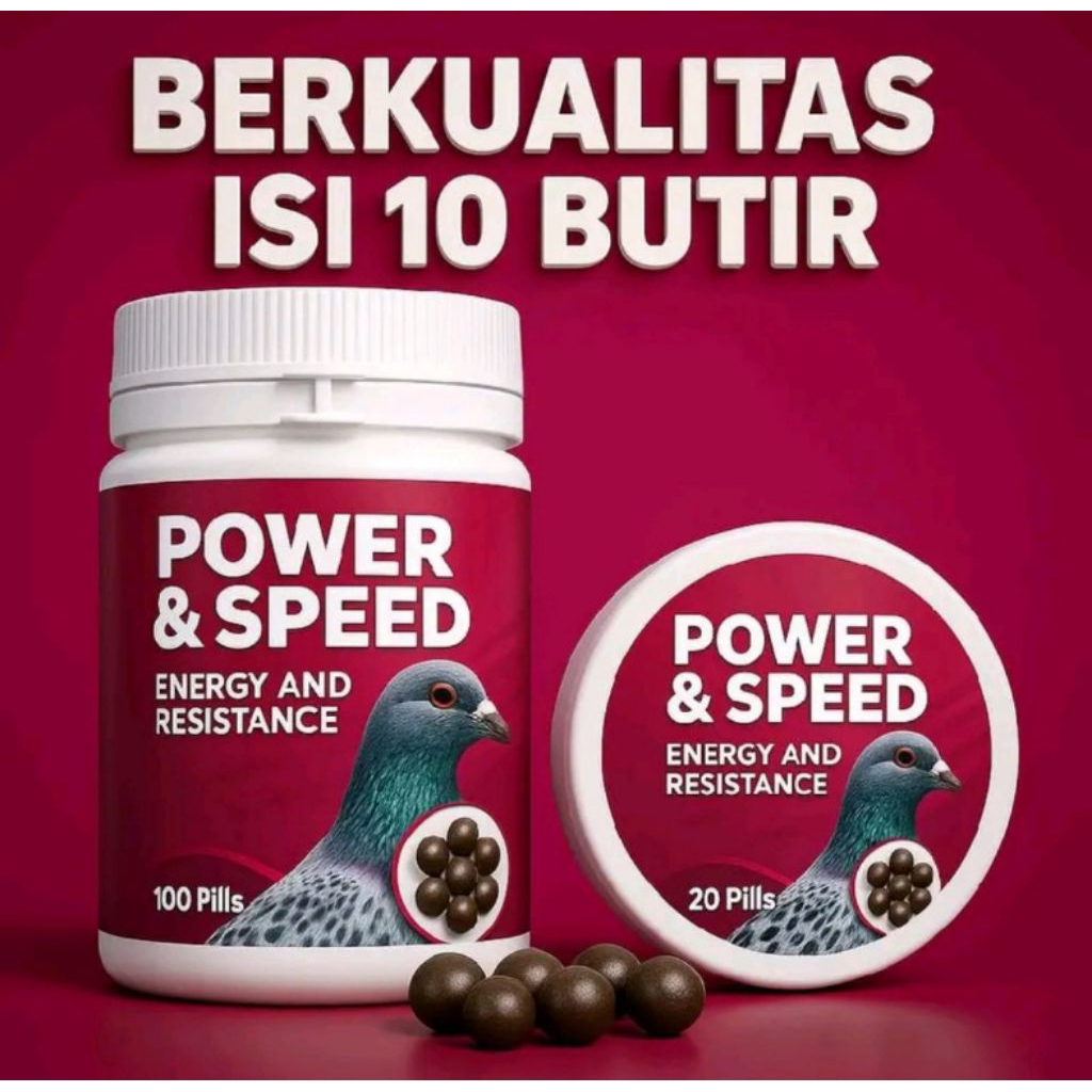 Jual POWER & SPEED SUPLEMEN DOPING MERPATI UNTUK SPRINT TERBANG ...