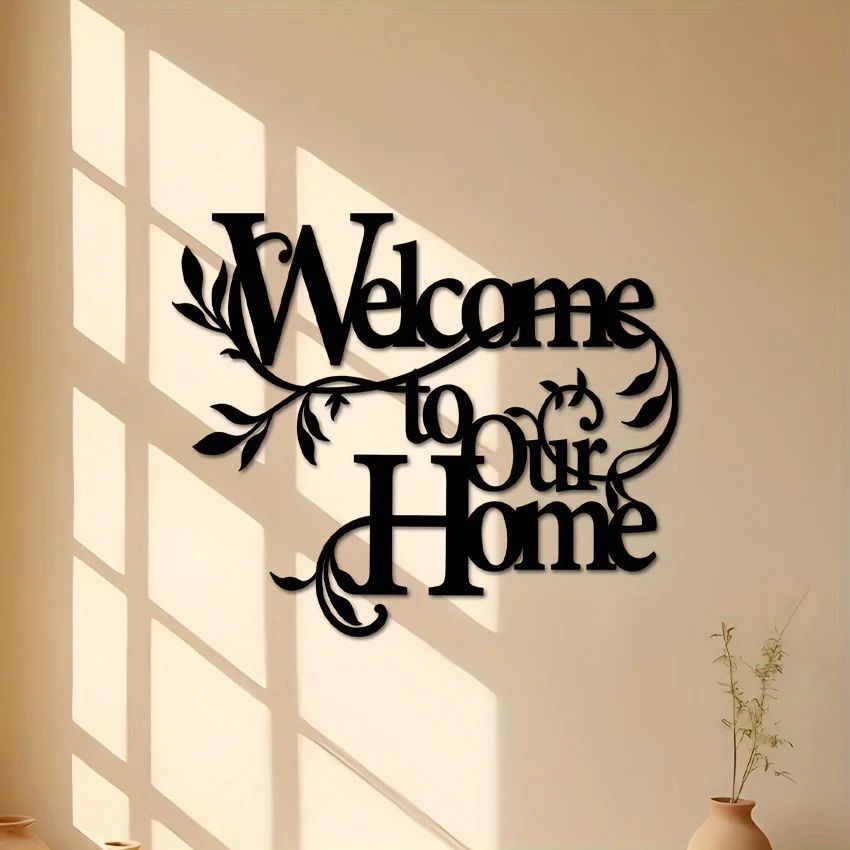 Jual Hiasan Dinding Tulisan Welcome to Our Home | Dekorasi Rumah ...