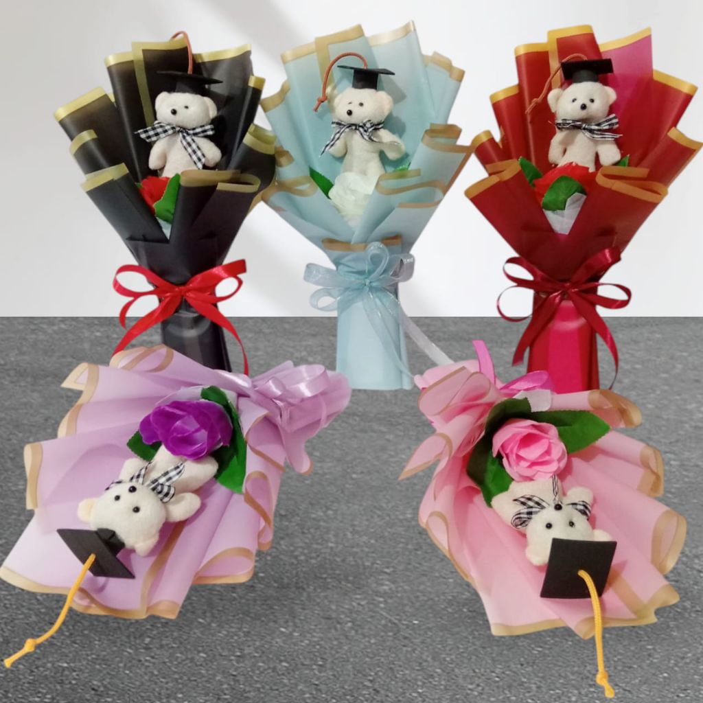 Jual BUKET BUNGA // BUCKET WISUDA GRADUATION KELULUSAN | Shopee Indonesia