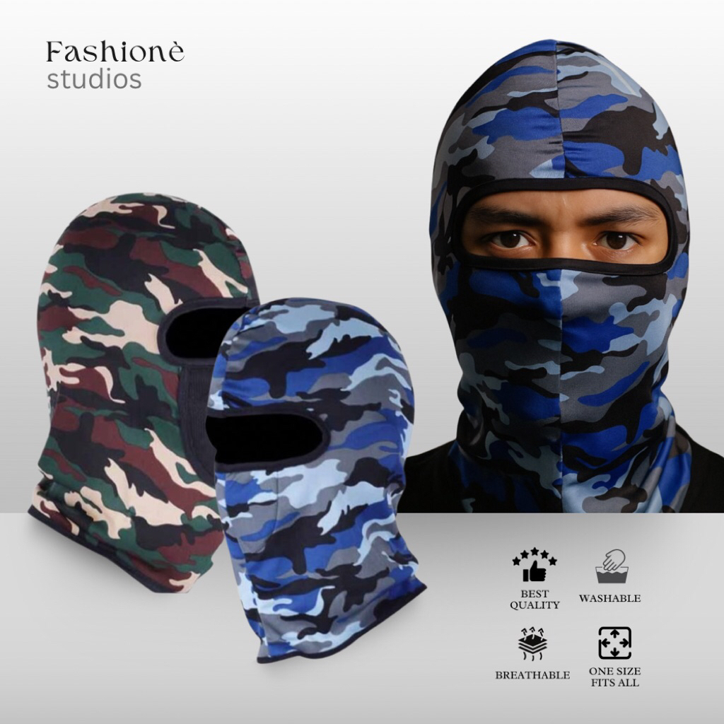 Jual Masker Buff Full Face Ninja Balaclava Masker Motor Baff Army ...