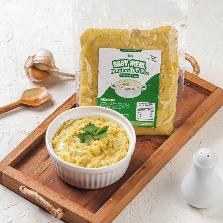 Jual MPASI Corner - Bubur Mashed Potato dengan Daging Sapi dan Telur ...