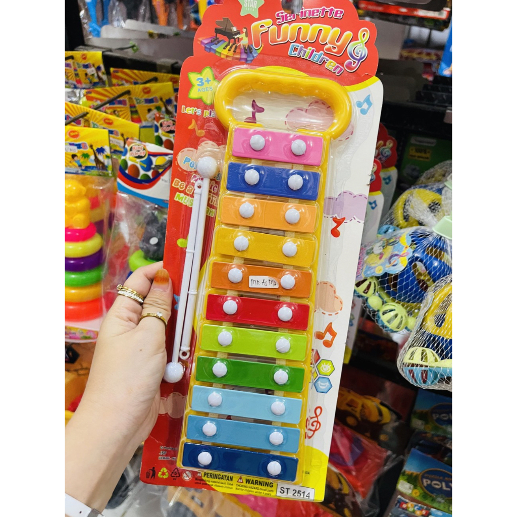 Jual Mainan Musik Anak Gambang Gamelan KIDS XYLOPHONE FUNNY XYLOPHONE ...