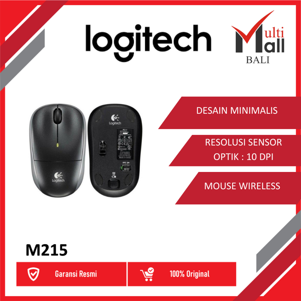 Jual Logitech Wireless Mouse M215 Unit Only New (Minus Dus) | Shopee ...