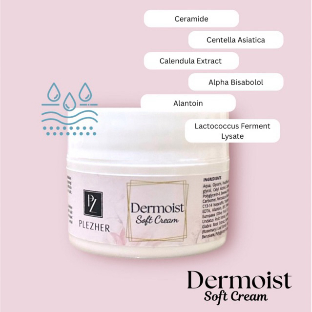 Jual Dermoist Soft Cream PLEZHER | Shopee Indonesia