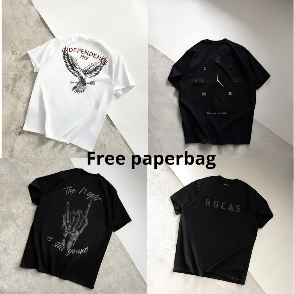 Jual Original Rucas Initial Rockstar Odds Free Paperbag Original 100% ...