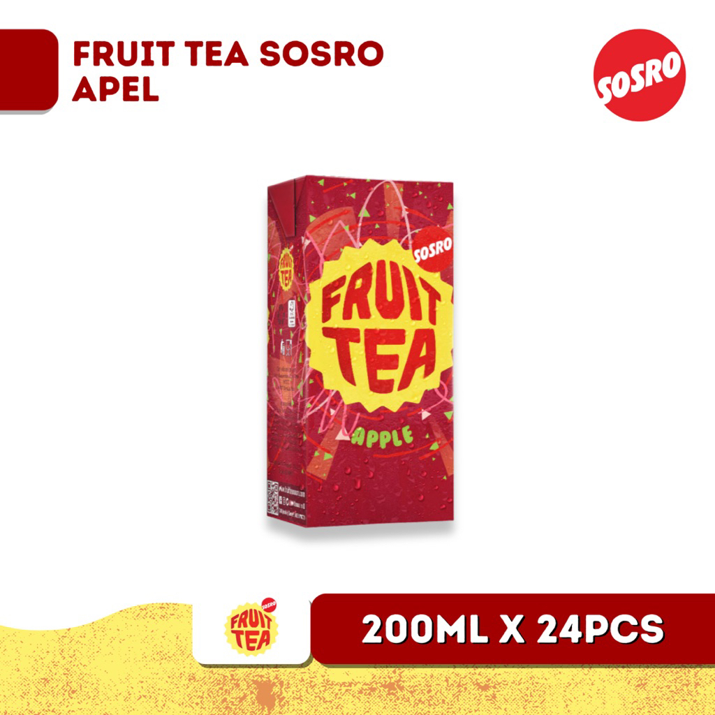 Jual Fruit tea kotak Apel 200ml satudus isi 24pcs | Shopee Indonesia