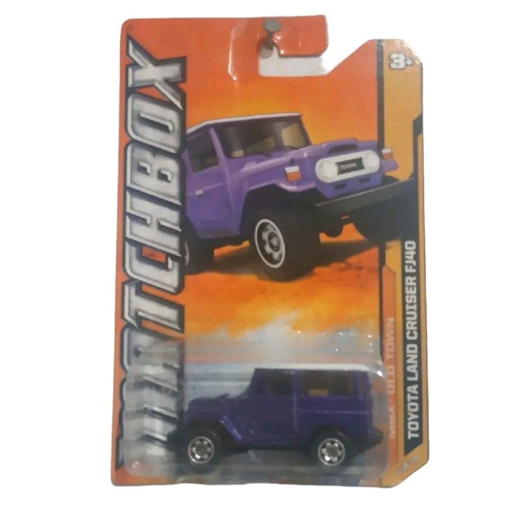 Jual Matchbox Toyota Land Cruiser FJ40 Purple Ungu Old Town | Shopee ...