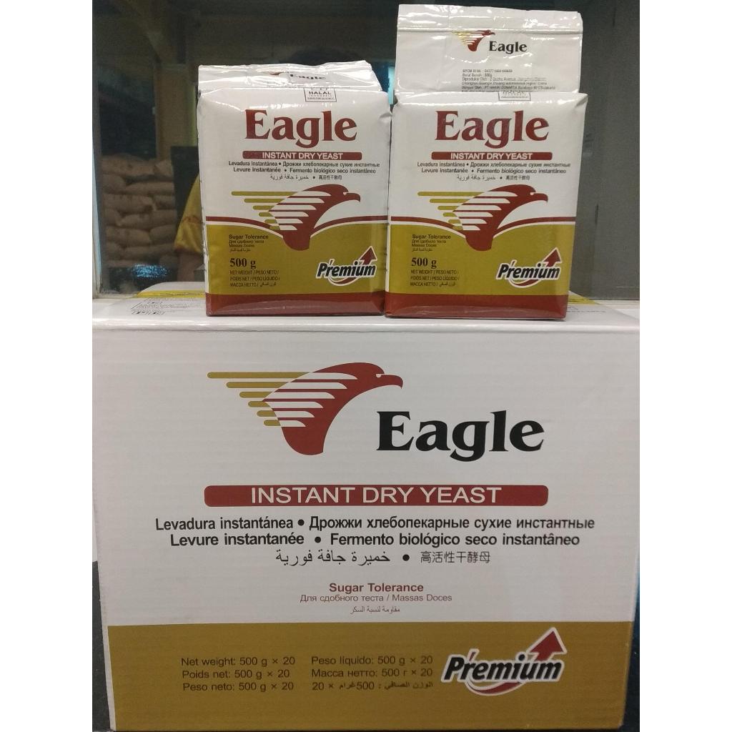 Jual EAGLE INSTANT DRY YEAST/RAGI WHITE 500GR | Shopee Indonesia