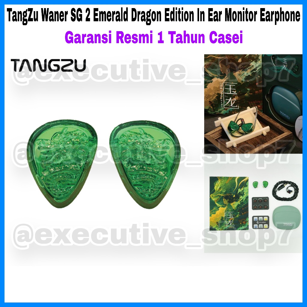 Jual TangZu Waner SG 2 Emerald Dragon Edition In Ear Monitor Earphone ...