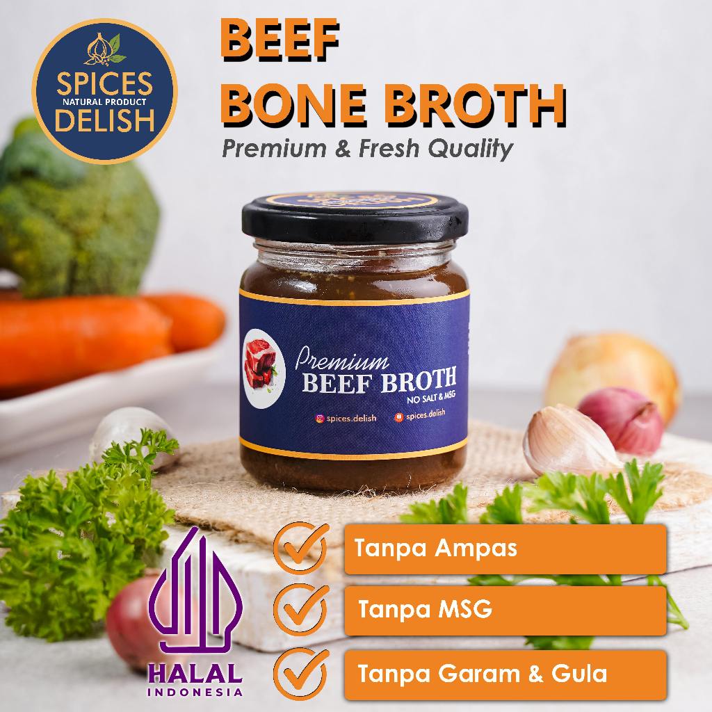 Jual Spices Delish - Beef Bone Broth Collagen | Kaldu Tulang Sapi ...