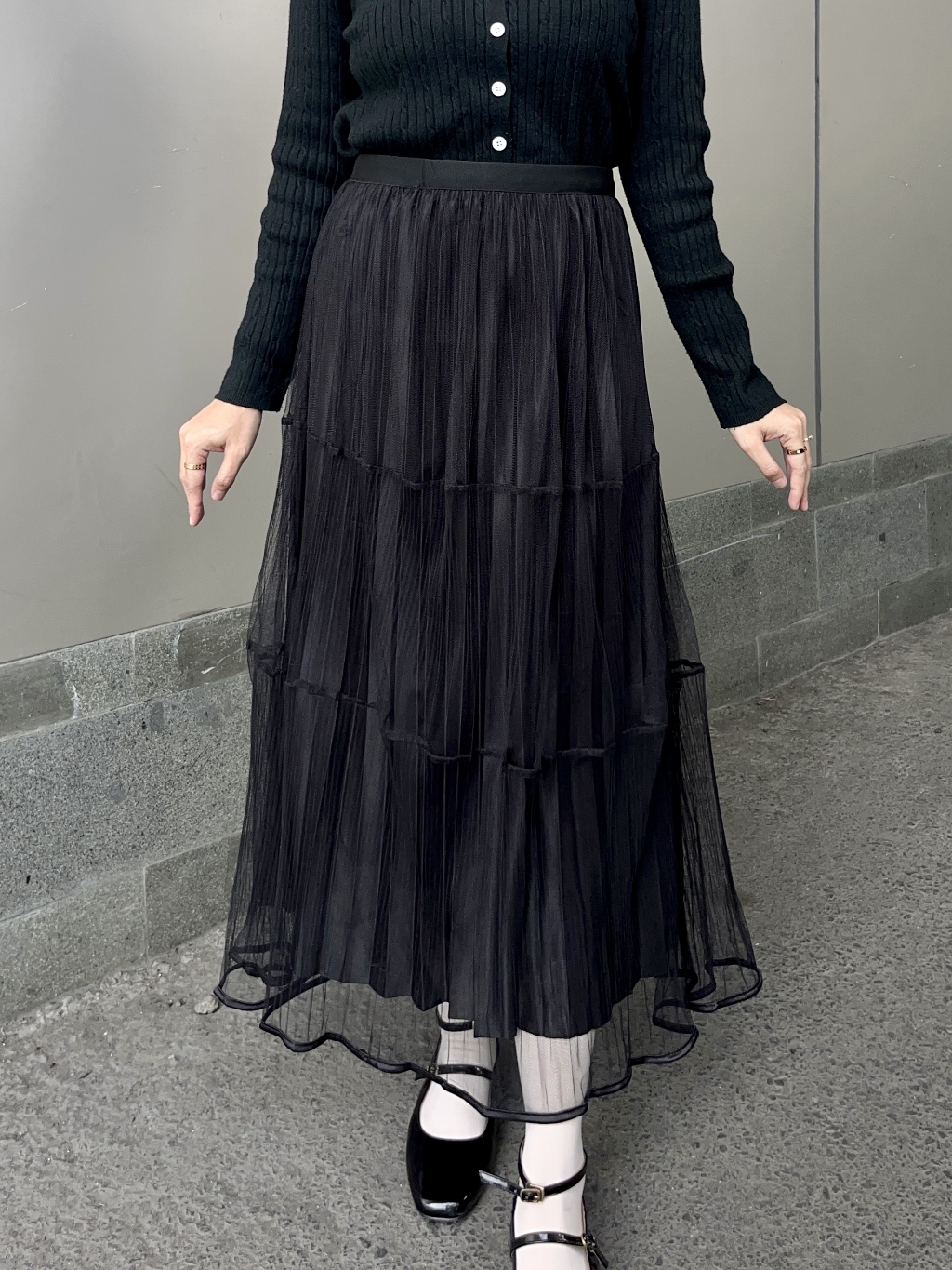 Jual CWJ REIKO SKIRT / Rok Panjang Tulle Tutu Layer Wanita / Rok A-Line ...
