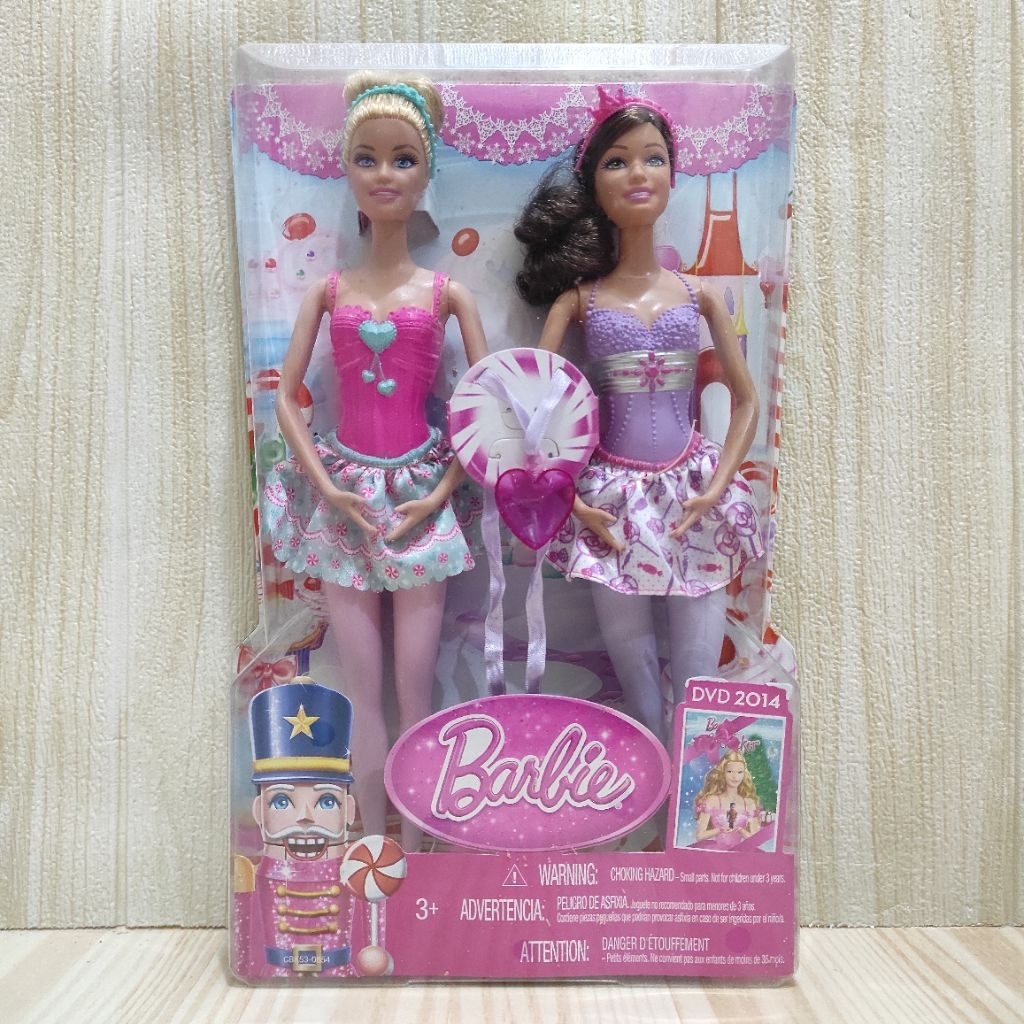 Jual Boneka Barbie In The Nutracker Barbie & Teressa Gifset | Shopee ...
