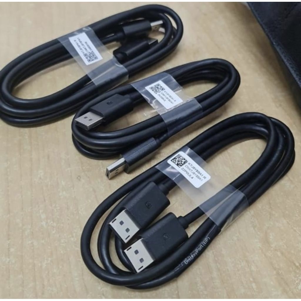 Jual kabel display port to display port hitam / KABEL DP TO DP ORI DELL ...