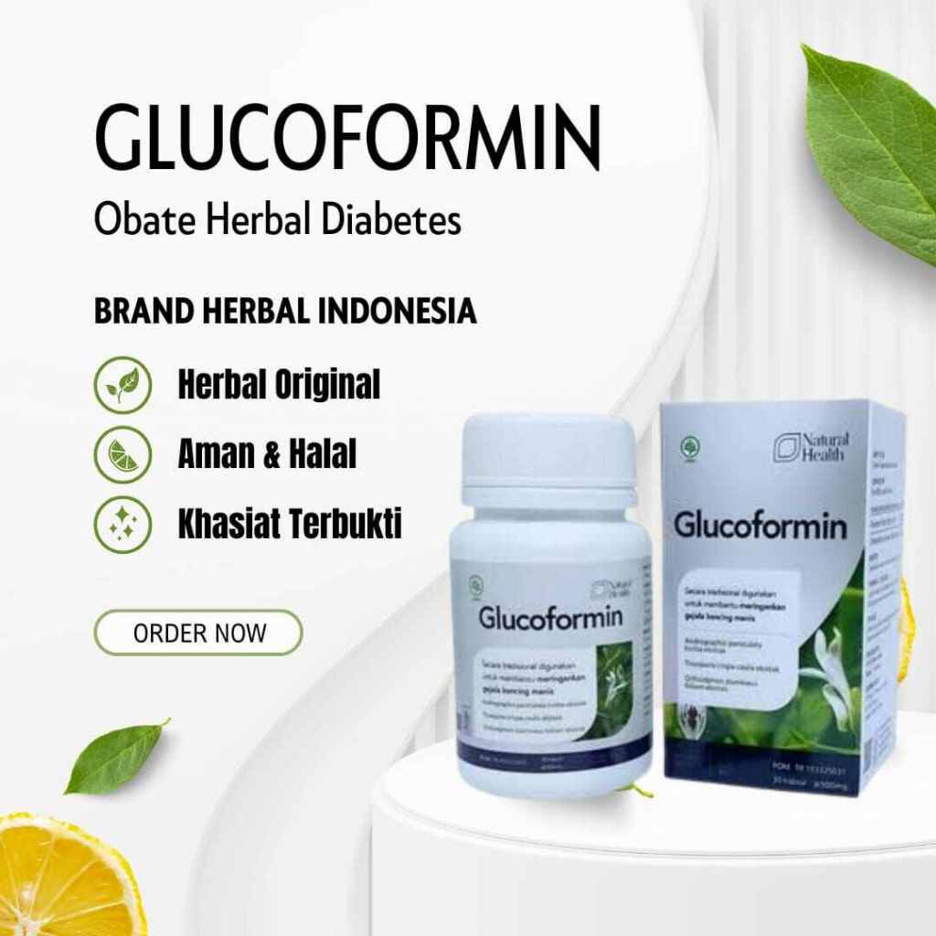 Jual Glucoformin Original Obat Diabetes Kencing Manis Turunkan Gula ...