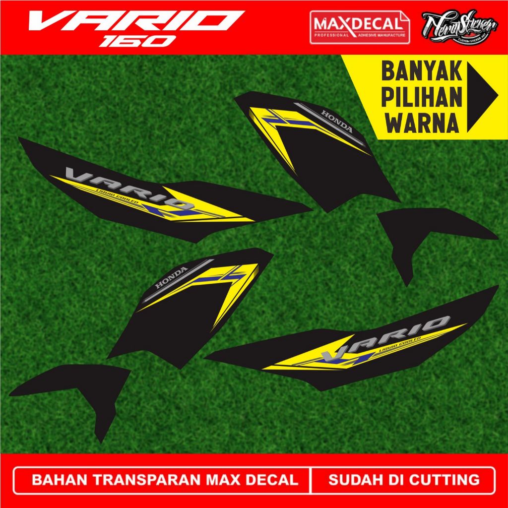 Jual STRIPING TRANSPARAN UV VARIO 160 (MOTIF VARIO 125 NEW GEN 2 ...