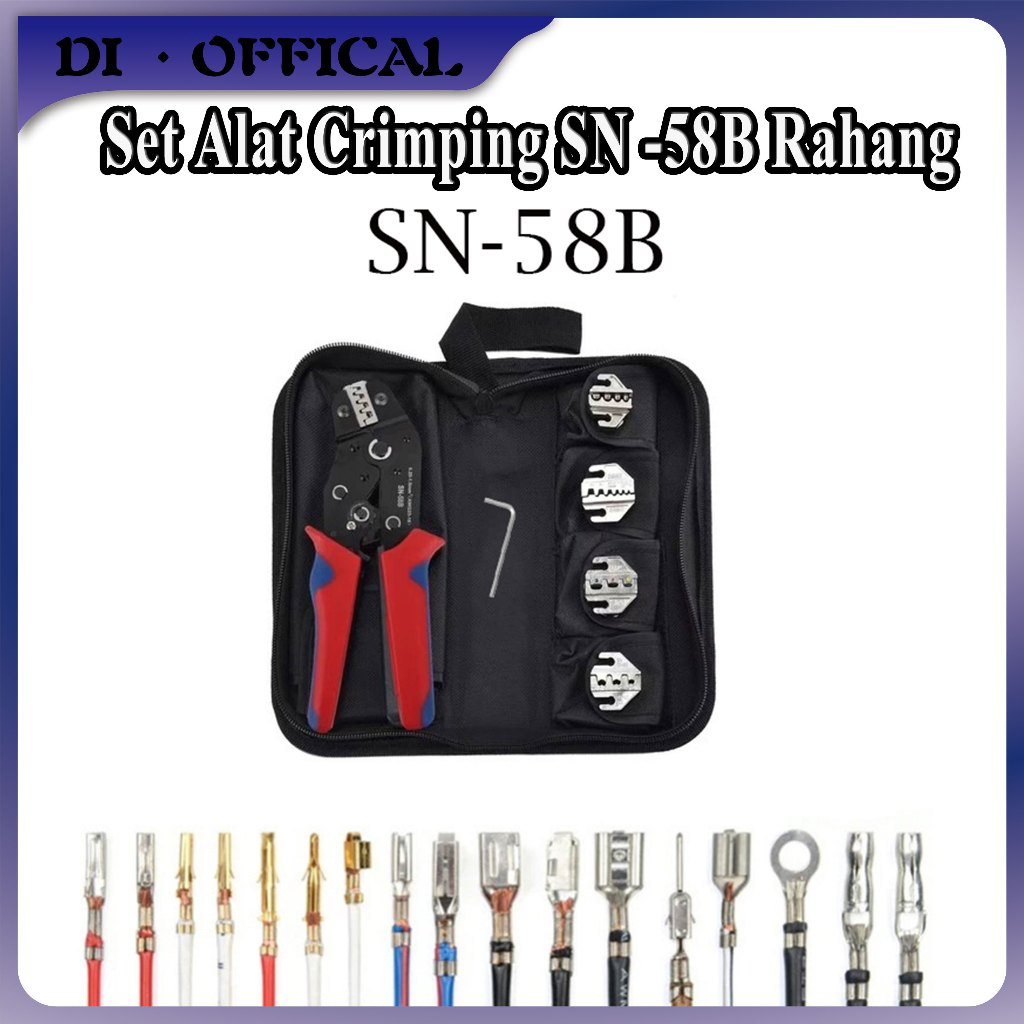 Jual READY Set Alat Crimping SN -58B Rahang Dapat Dipertukarkan untuk ...