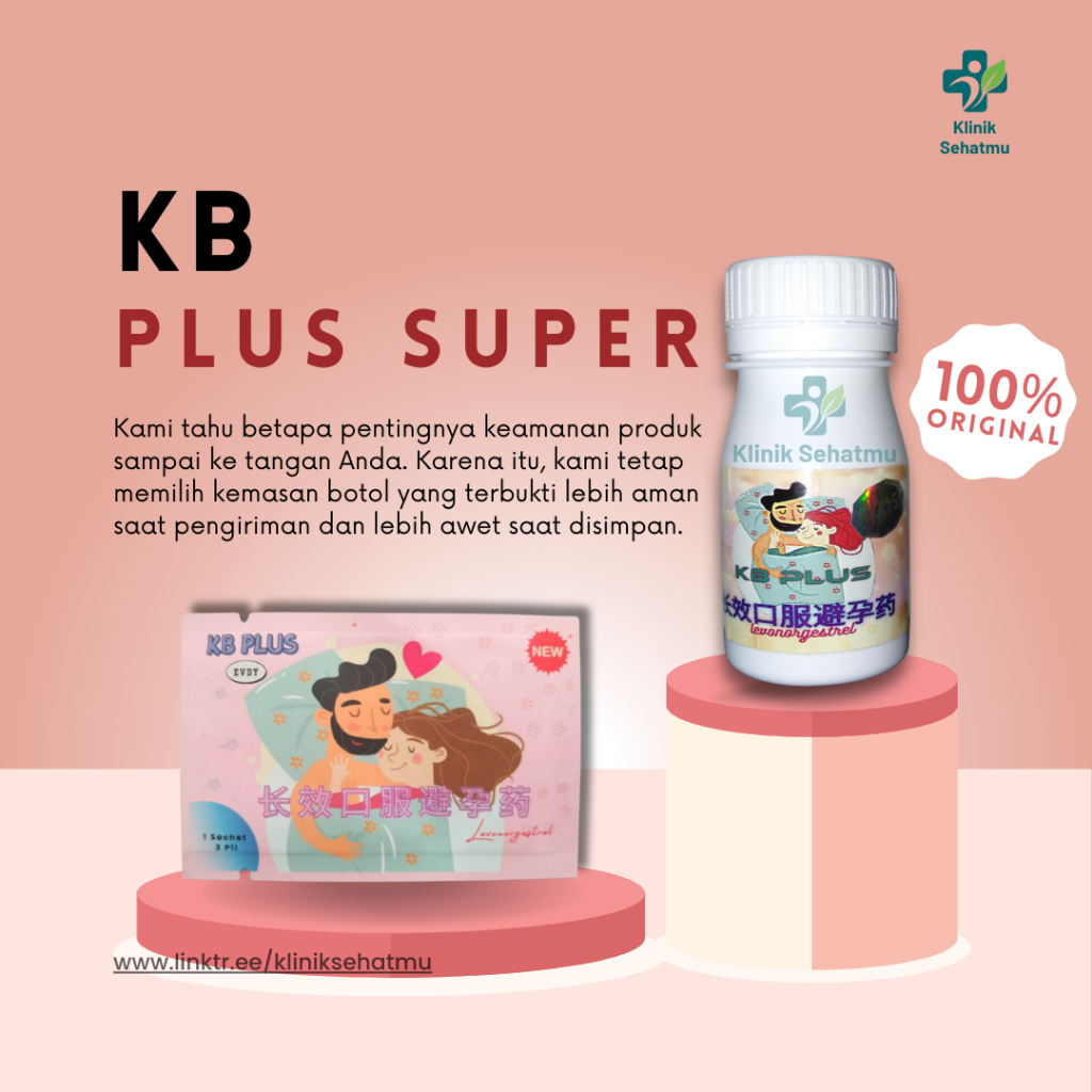 Jual KB PLUS ORIGINAL 100% Haid Lancar Anti Gendut dan Anti Bocor ...