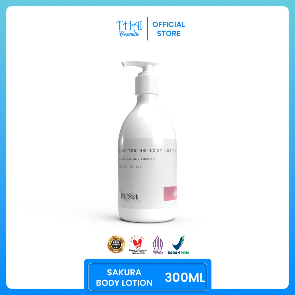 Jual Inesia Brightening Body Lotion Niacinamide & Vitamin E - Sakura ...