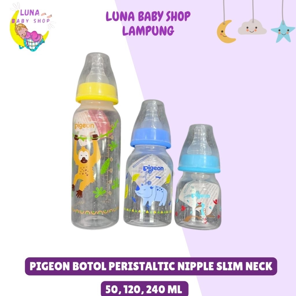Jual Pigeon Botol Peristaltic Slim Neck 50ml ,120ml dan 240ml?Botol ...