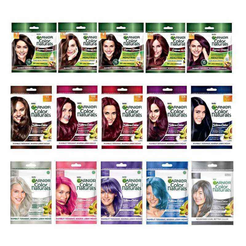Jual Garnier Color Sachet - Cat Rambut Garnier Sachet | Shopee Indonesia