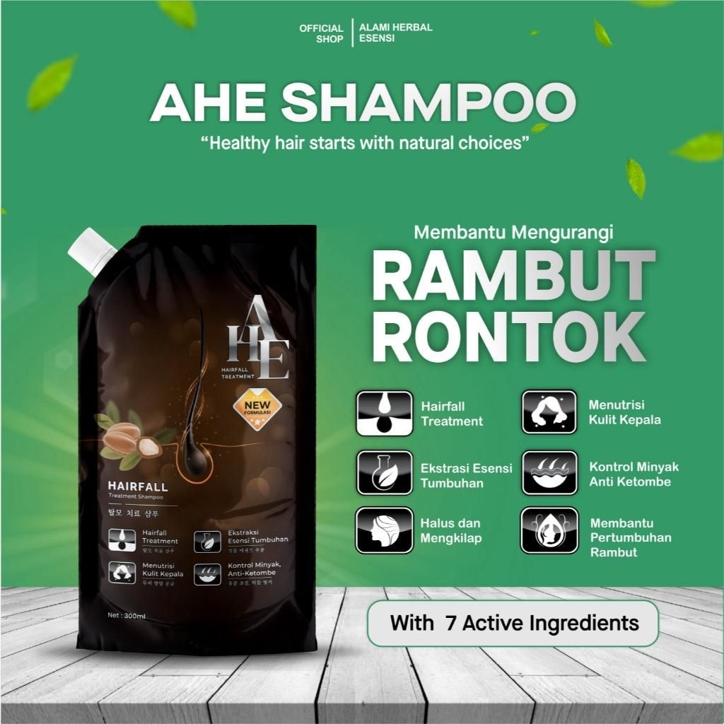 Jual AHE Hair Fall Treatment Shampoo | Hair Care Oil Control Anti ...
