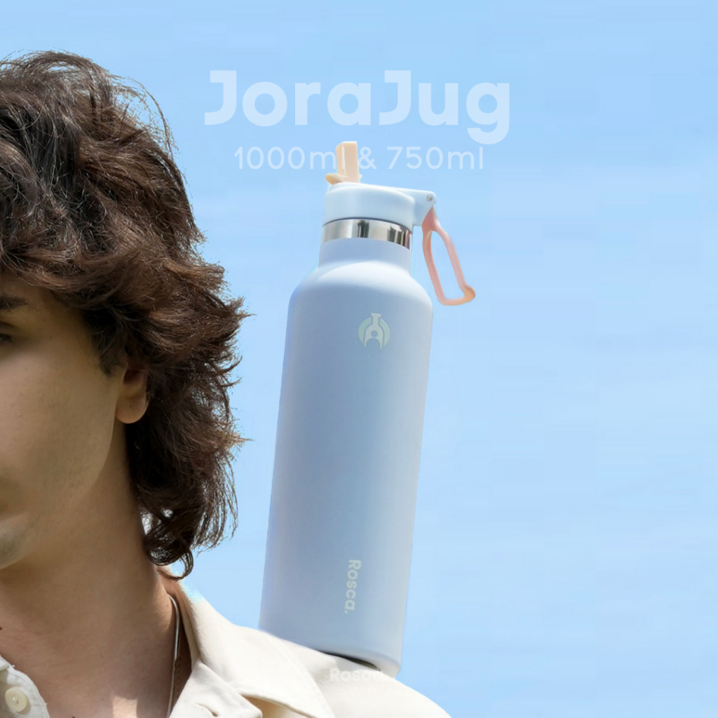 Jual Rosca JoraJug 1000ml 750ml Tumbler Stainless 1 Liter Botol Minum ...