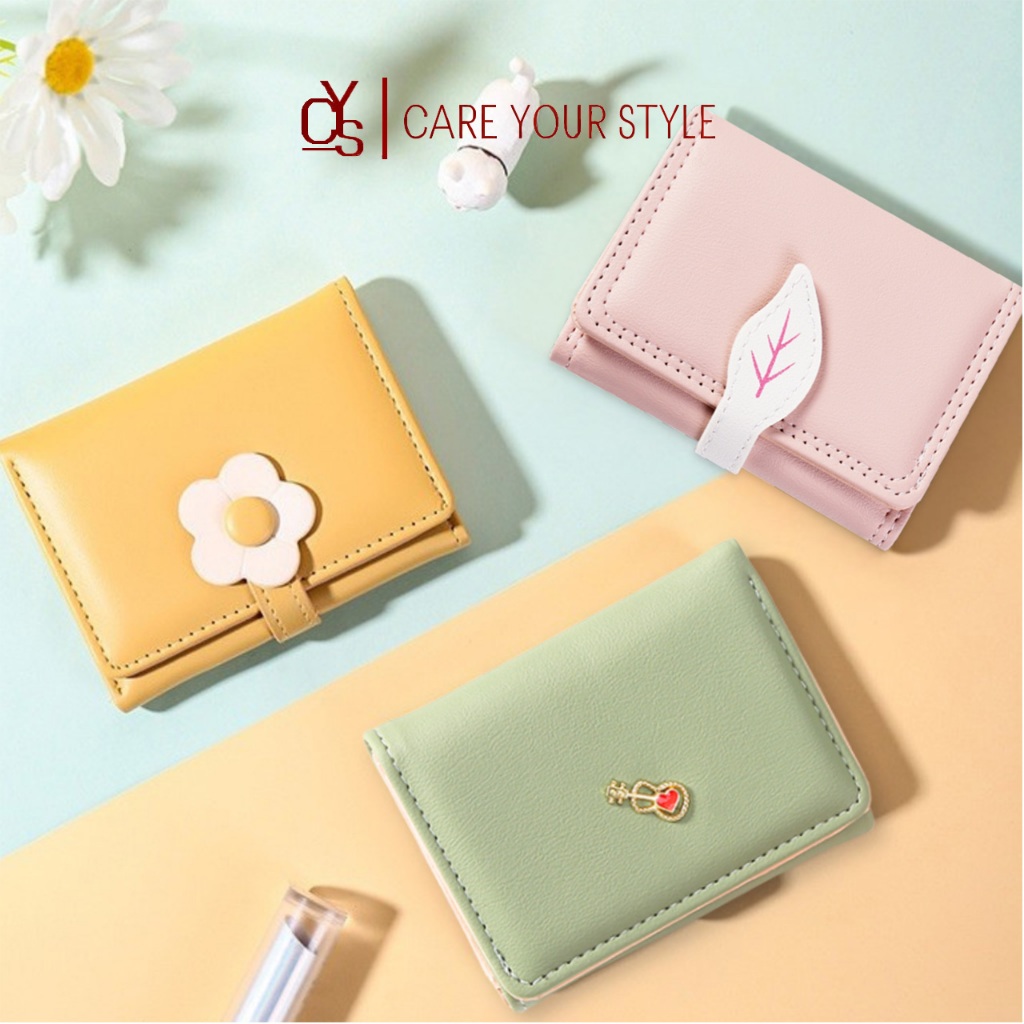 Jual Dompet Lipat Mini Wanita Cute Pastel Motif Bunga Cantik Import ...