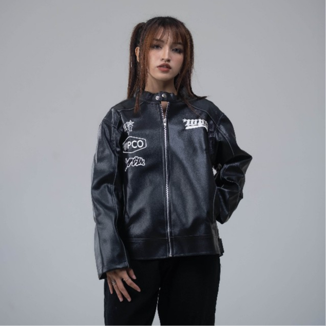 Jual WP COMPANY - MUNCHEN Boxy Leather Jacket | Shopee Indonesia