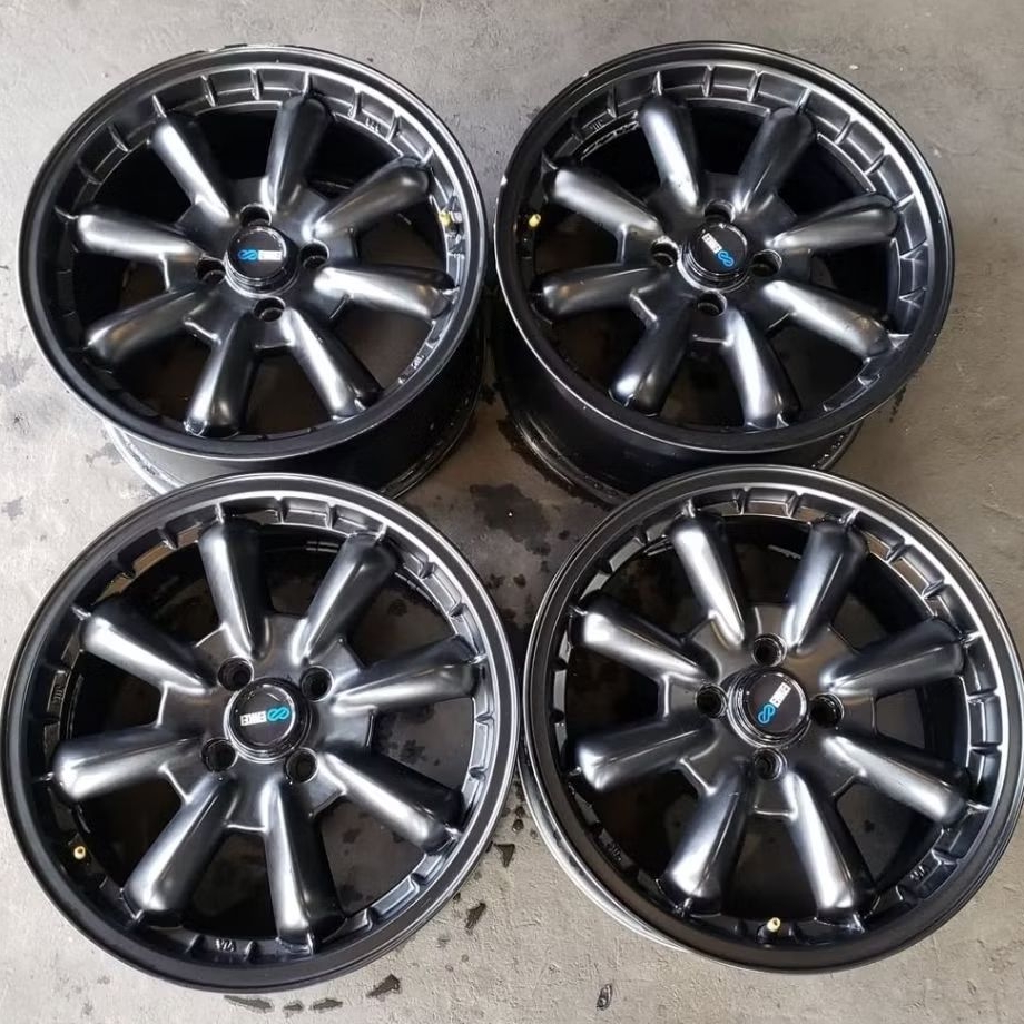 Jual Original Enkei Compe SL R16 Pcd 4x100 Lebar 7 / 8 Et 38 /32 Matte ...