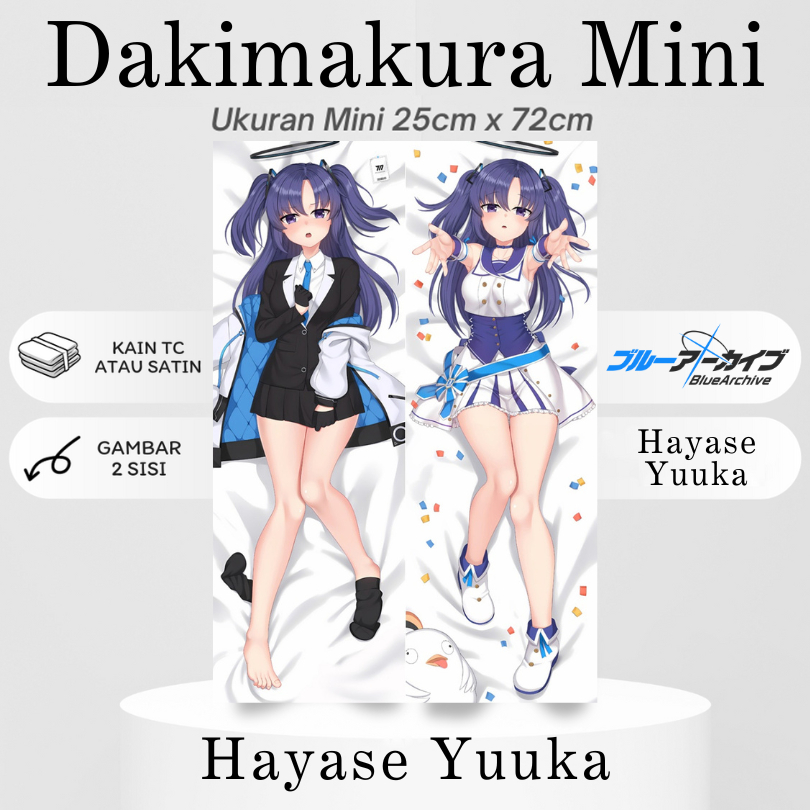 Jual DAKIMAKURA MINI HAYASE YUUKA Blue Archive Bantal Anime Waifu Mini ...