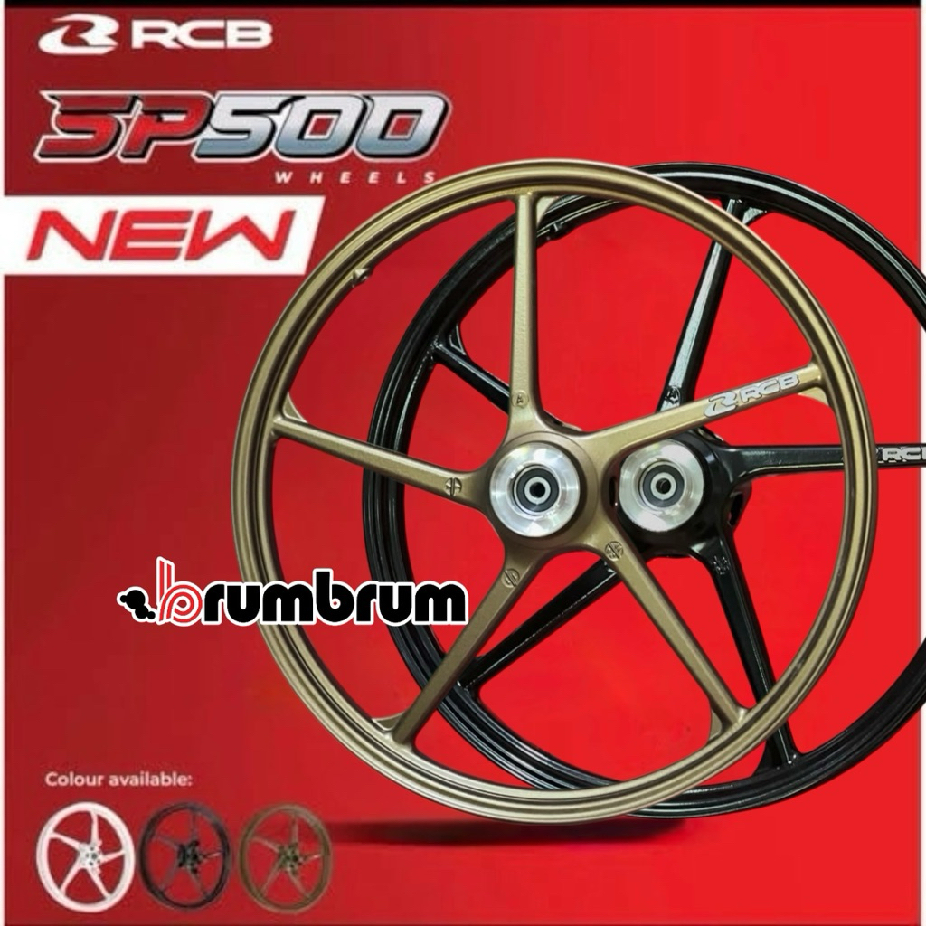 Jual VELG RCB SP 500 DEPAN JUPITER Z UKURAN 120 X 17 BLACK BRONZE WHITE ...