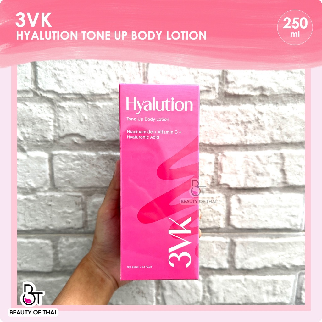 Jual [BPOM] 3VK HYALUTION TONE UP BODY LOTION 250ML | Shopee Indonesia