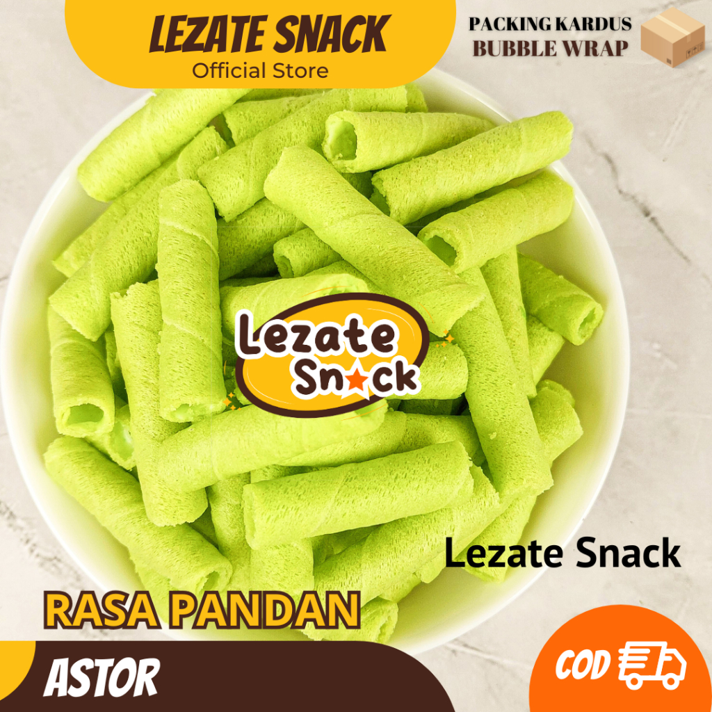 Jual Astor Mini Pandan 100gr Kiloan Murah Enak Manis Renyah / Wafer ...