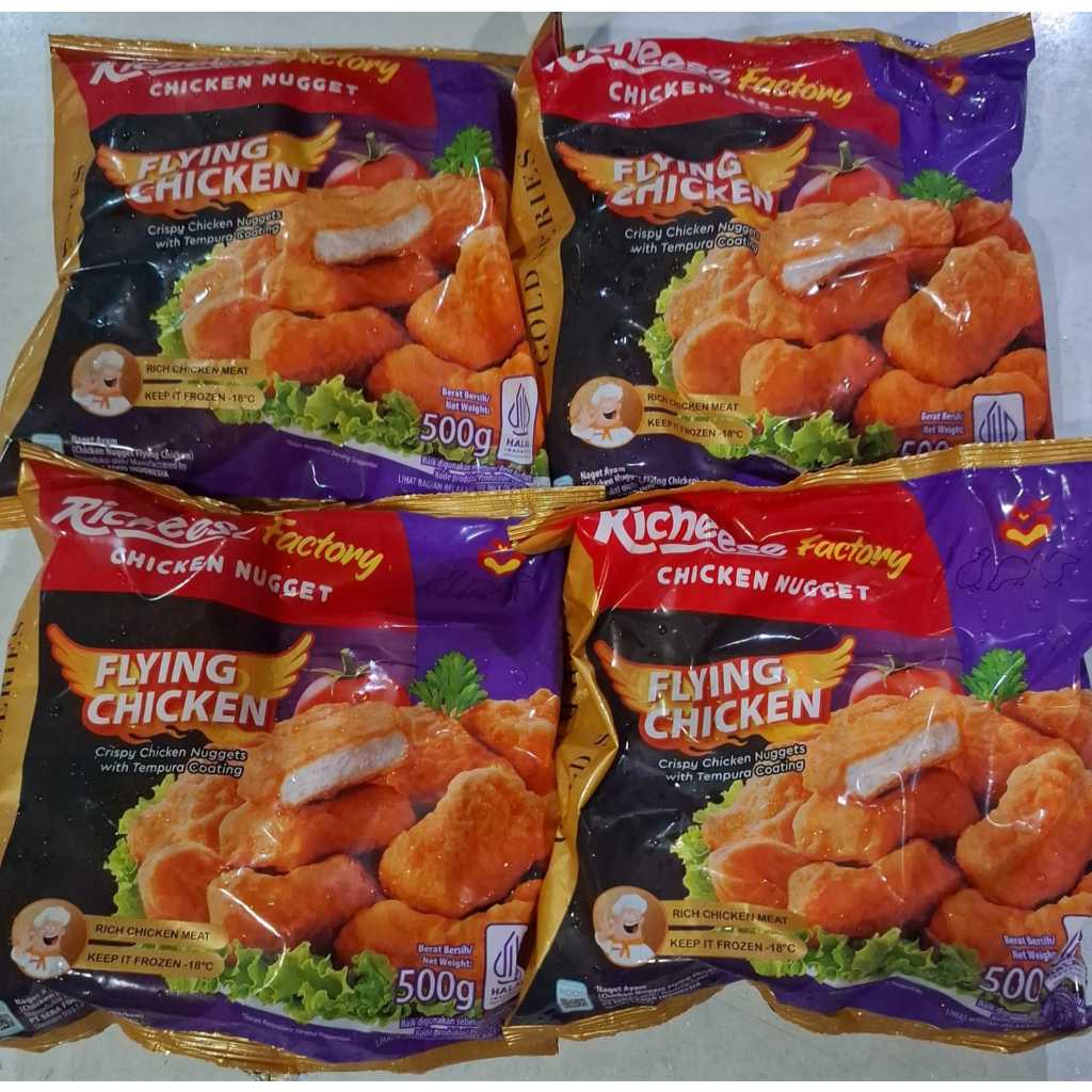 Jual Richeese Flying Chicken Nugget Tempura | Naget Ayam Tempura 500 gr ...