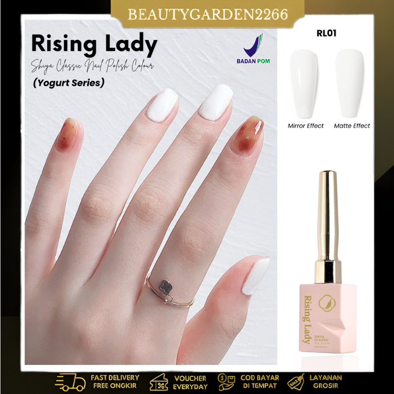 Jual [ COD ] BPOM Rising Lady Kutek Gel Yogurt White Best Seller Color ...