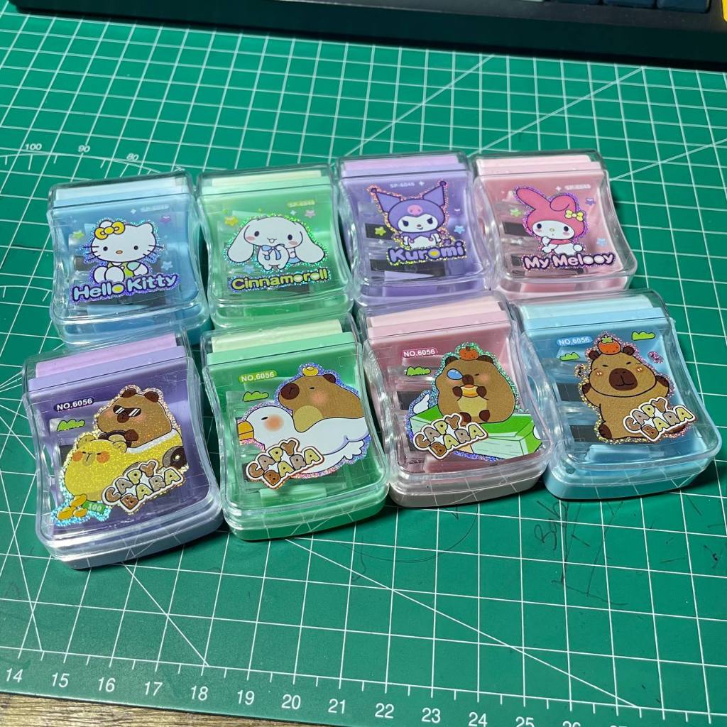 Jual Peraut dan Penghapus Pensil 2 in 1 Capy Bara | My Melody | Kuromi ...