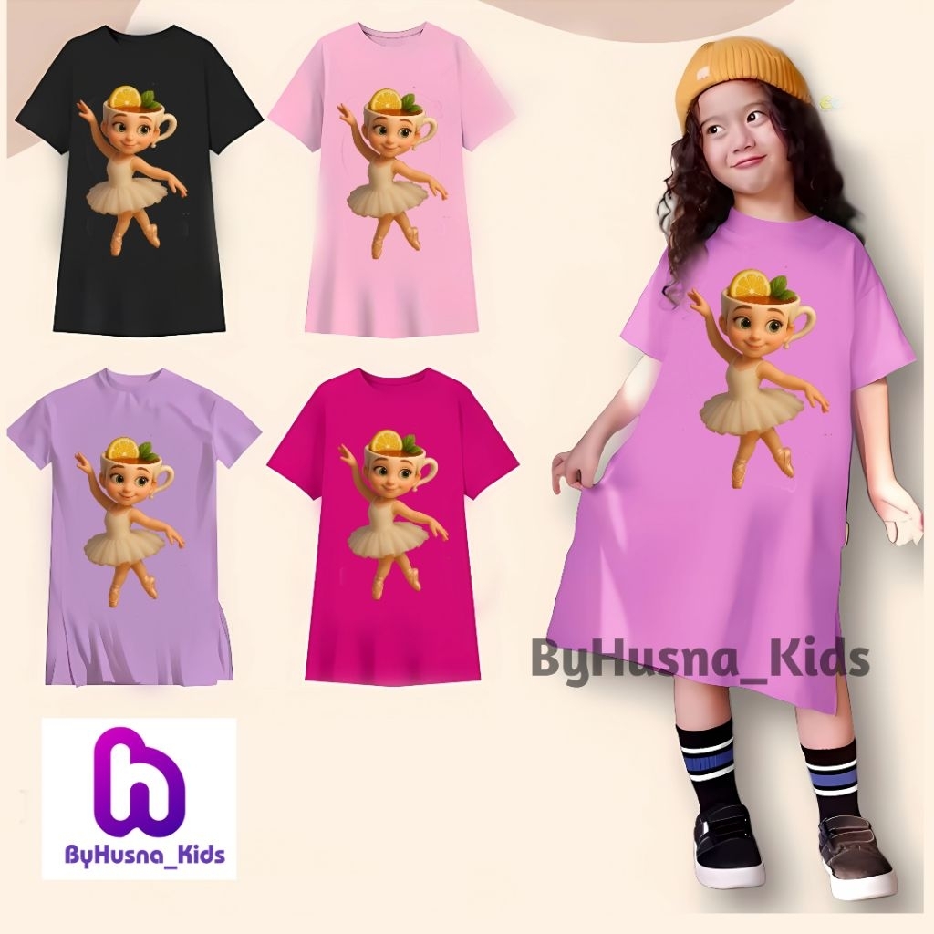 Jual DRESS TUNIK BAJU ANAK ANOMALI BALETEA LEMONTEA ASEEM TUNG TUNG ...