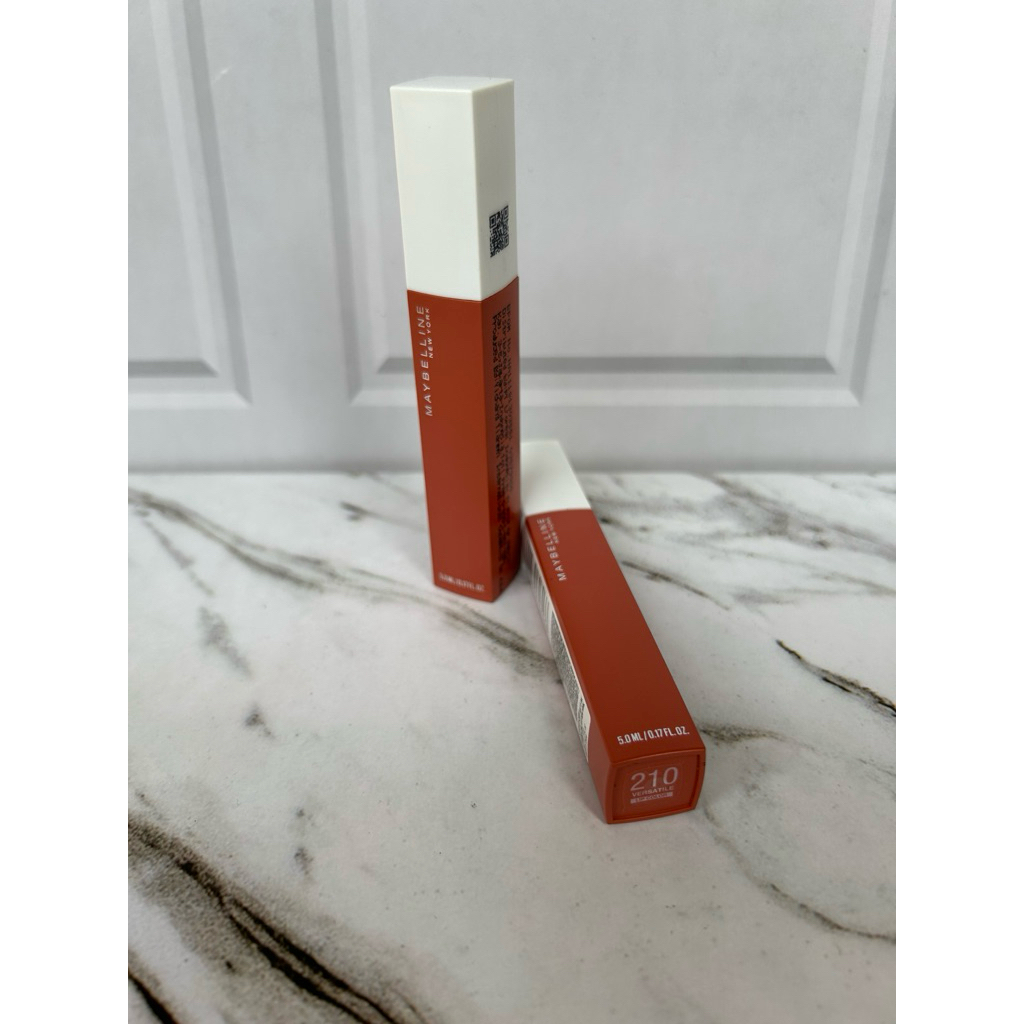 Jual MAYBELLINE SUPER STAY MATTE INK LIPCREAM VERSATILE 210 | Shopee ...