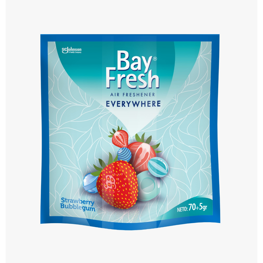 Jual Bayfresh Everywhere Air Freshener Strawberry & Bubblegum 70 + 5 gr ...